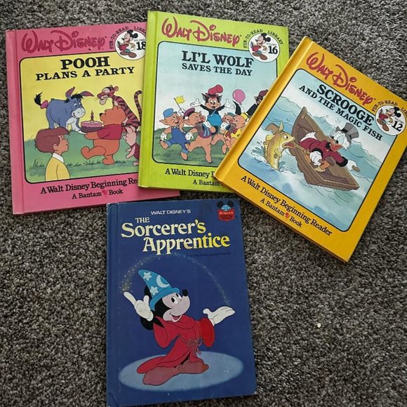 Disney | Accessories | Walt Disney Beginning Reader Bantam Booksopens ...